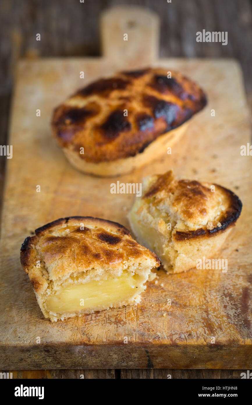 The delicious traditional Pasticciotto pastry from Lecce, Puglia, Italy ...