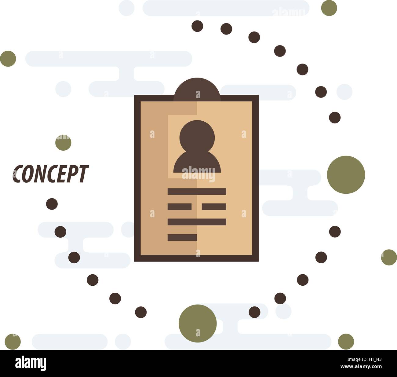id card vector brown Stock Vector Image & Art - Alamy