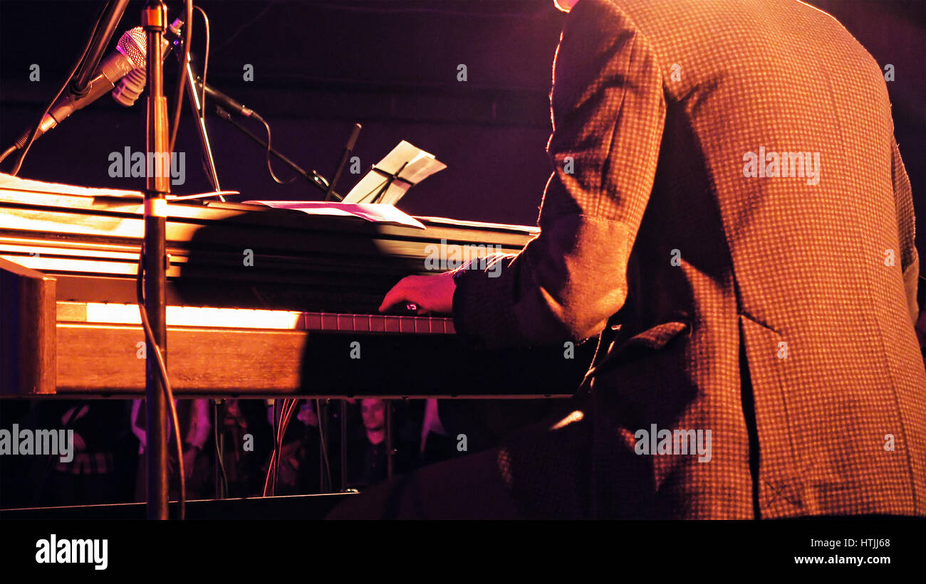 Piano Player Plays Grand Piano High Resolution Stock Photography and ...