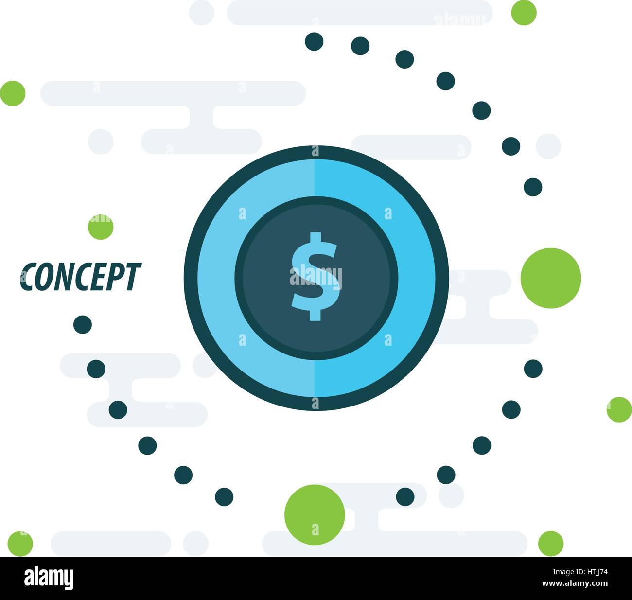 coin concept blue Stock Vector Image & Art - Alamy