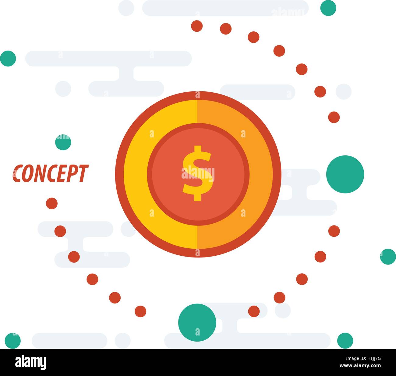 coin concept yellow Stock Vector Image & Art - Alamy