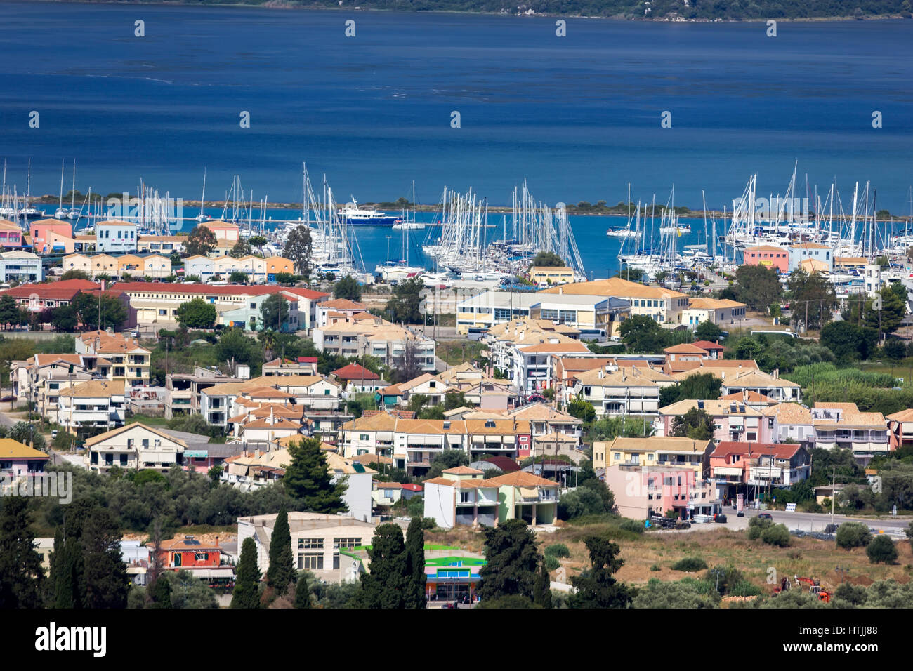 Lefkas town, Lefkada island, Greece Stock Photo - Alamy