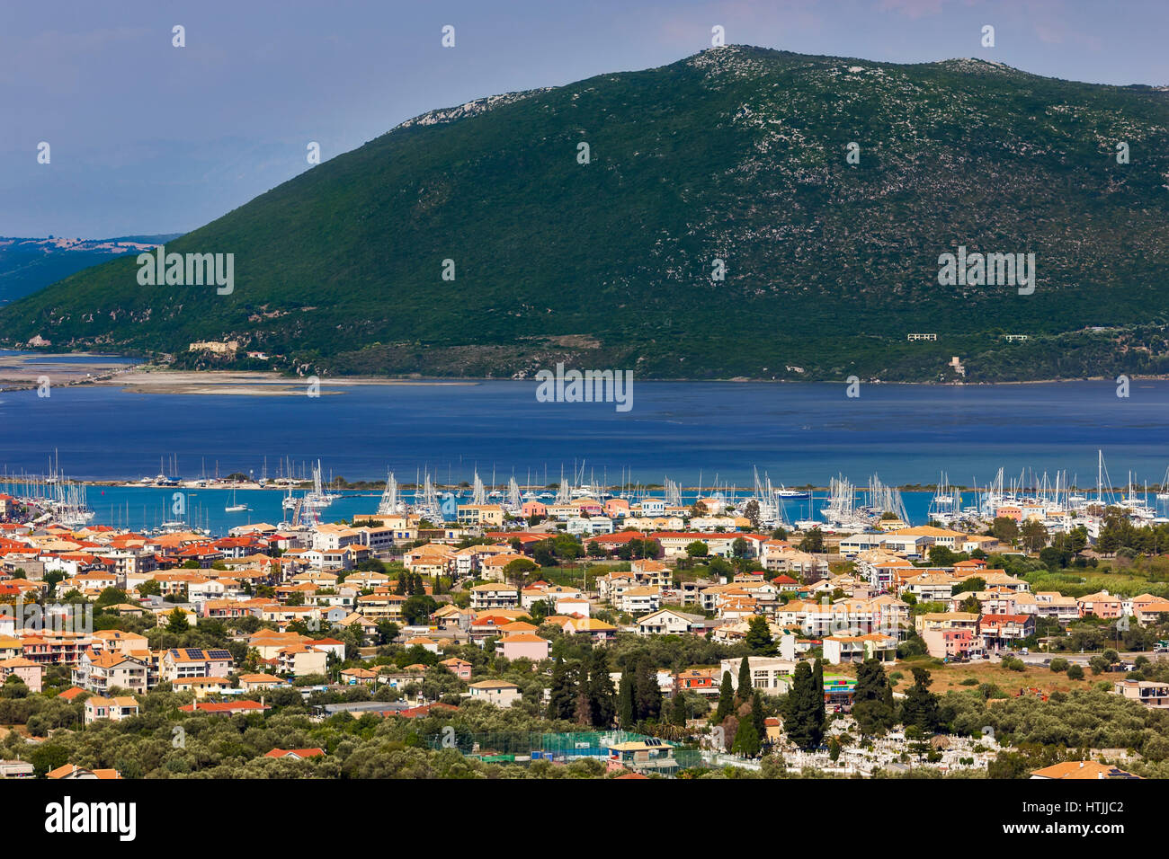 Lefkas town, Lefkada island, Greece Stock Photo - Alamy