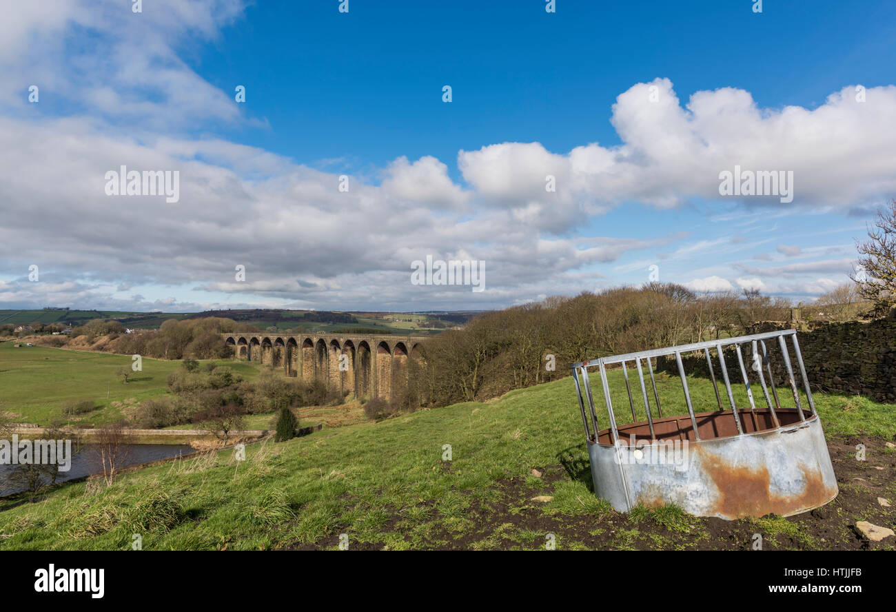 The stunning Hewenden Viaduct near Cullingworth, Bradford, West ...