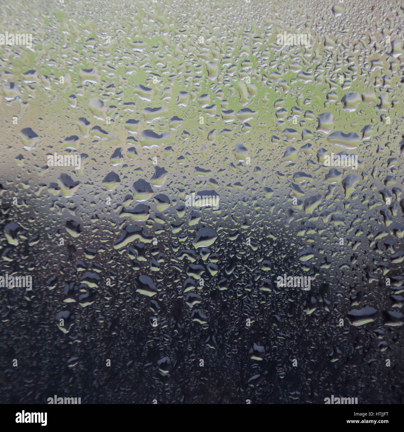 rain drops on windshield of car and background in several colors Stock ...
