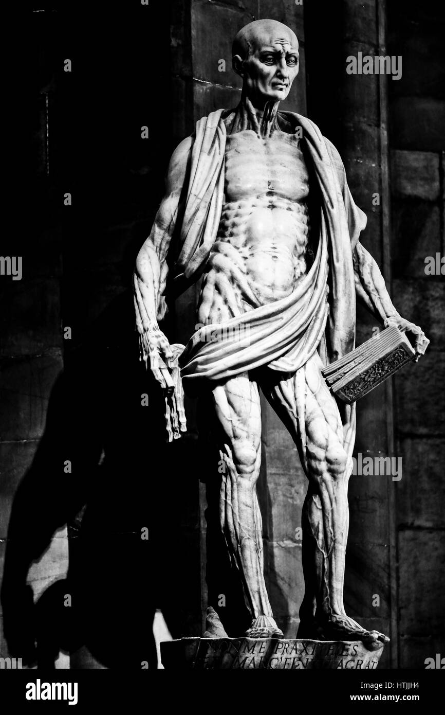 St bartholomew the apostle Black and White Stock Photos & Images - Alamy