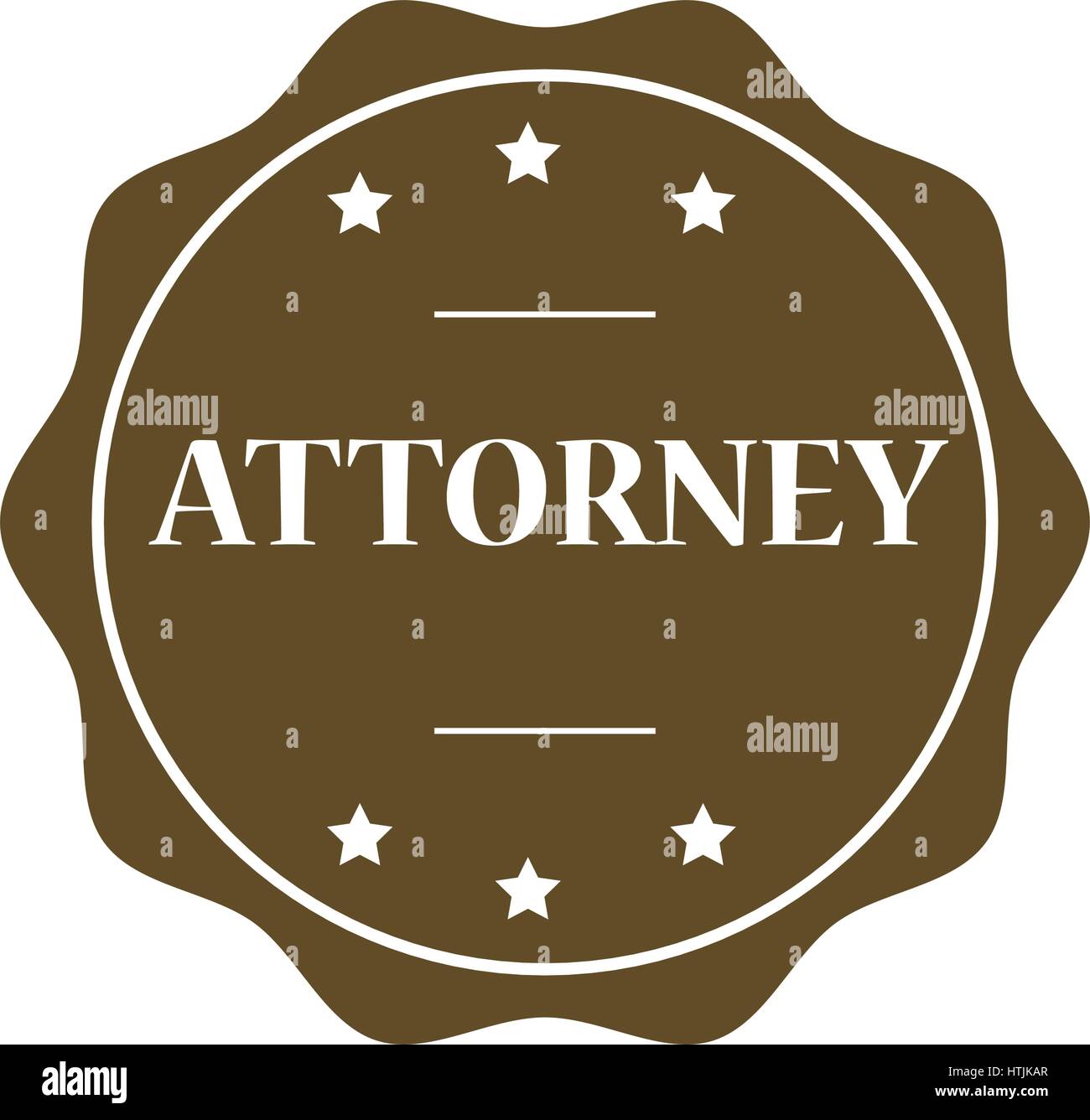 Attorney stamp illustration Stock Vector Image & Art - Alamy