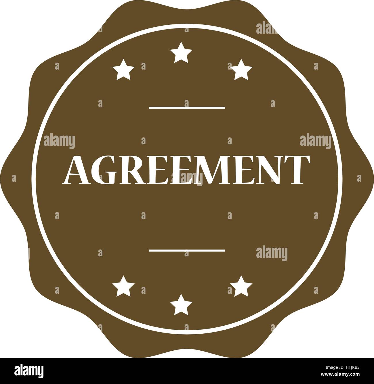 Agreement stamp illustration Stock Vector Image & Art - Alamy