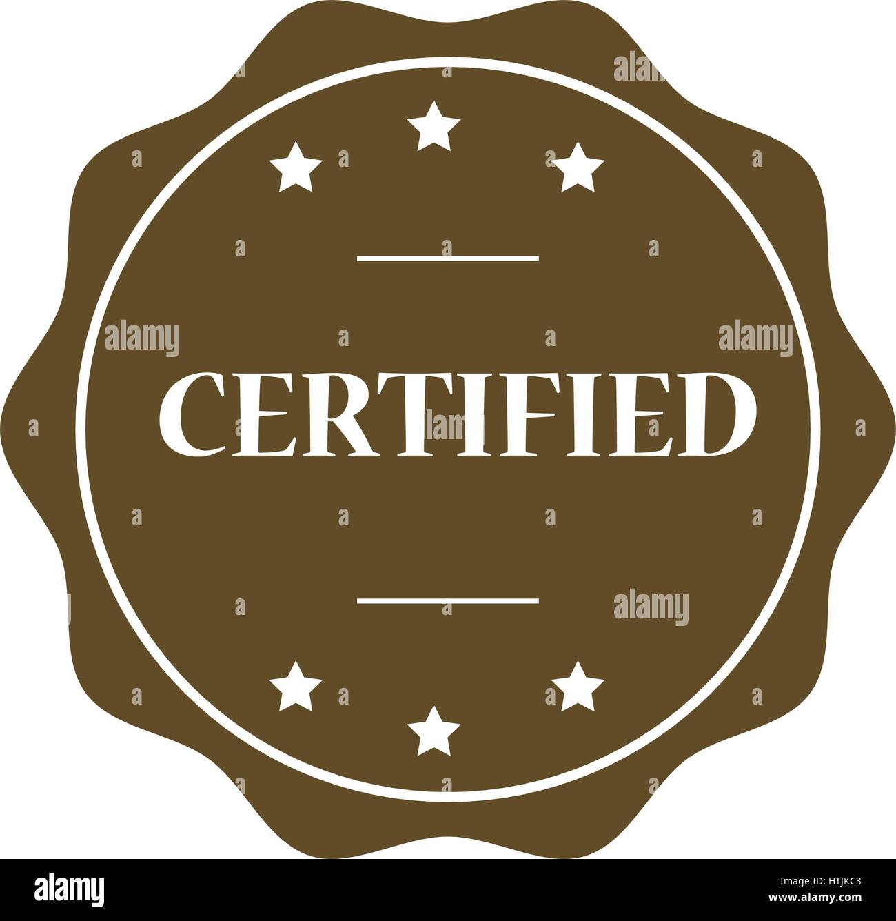Certified stamp illustration Stock Vector Image & Art - Alamy