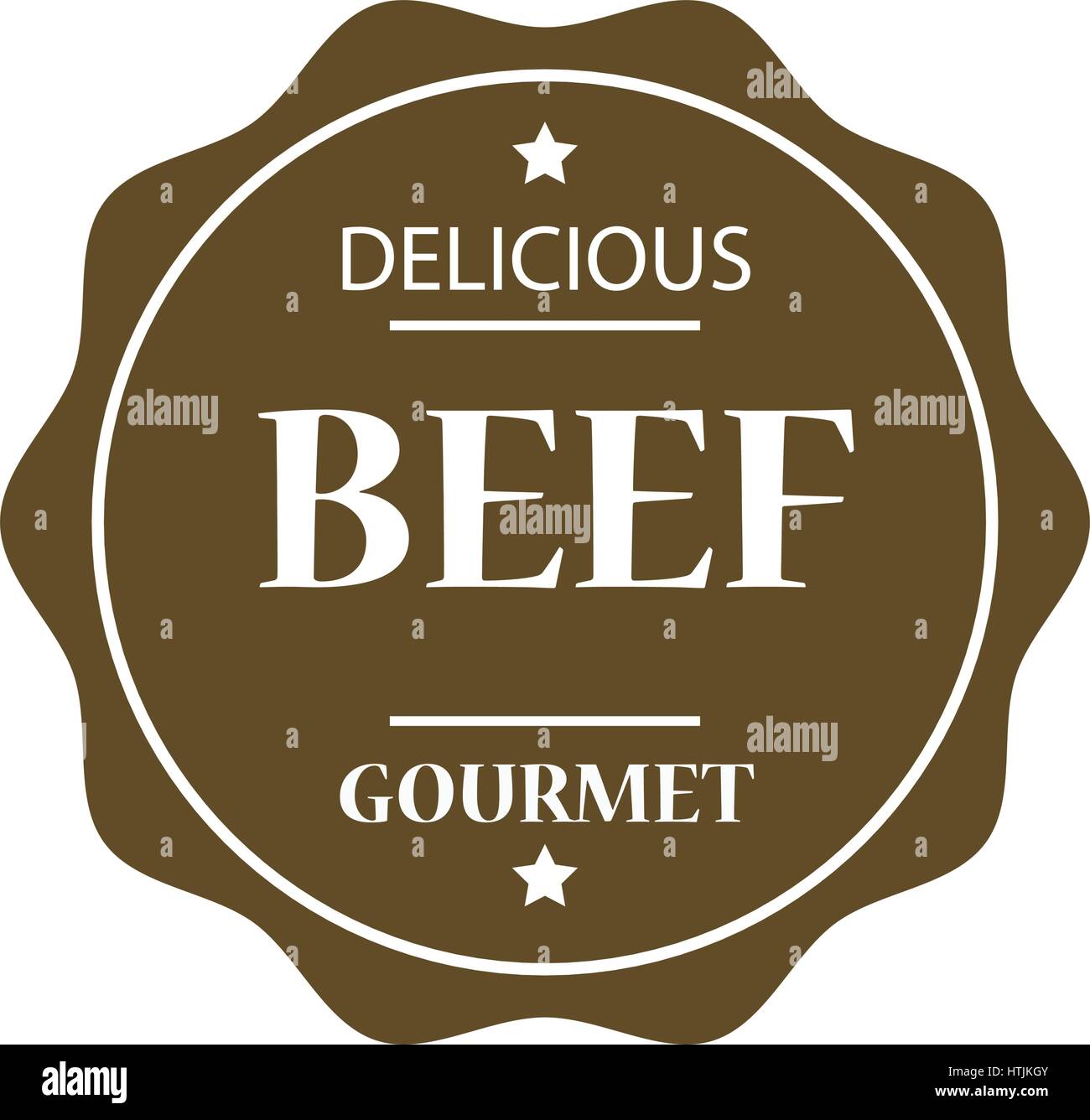 Beef stamp illustration Stock Vector Image & Art - Alamy
