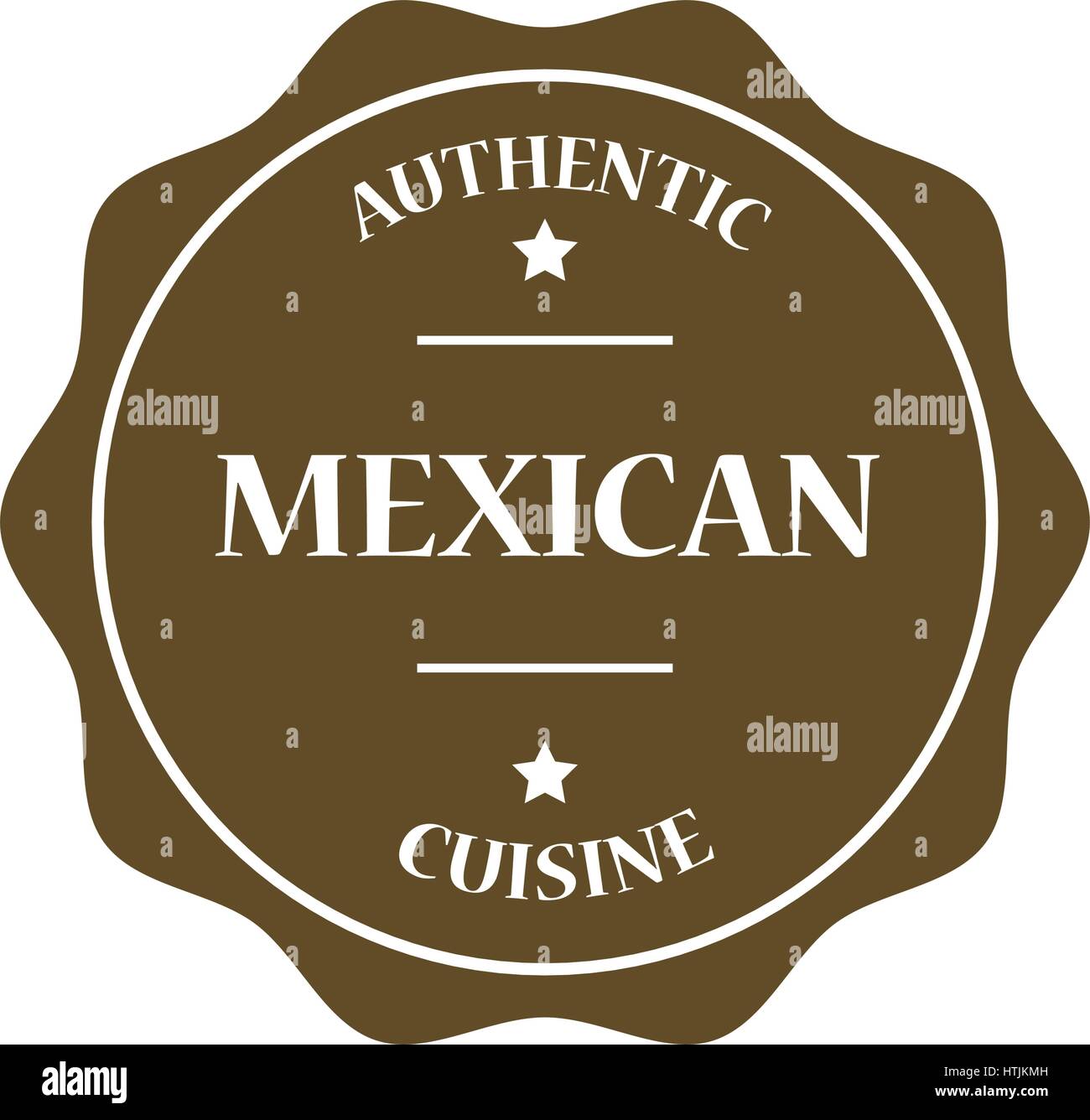 Mexican food stamp illustration Stock Vector Image & Art - Alamy