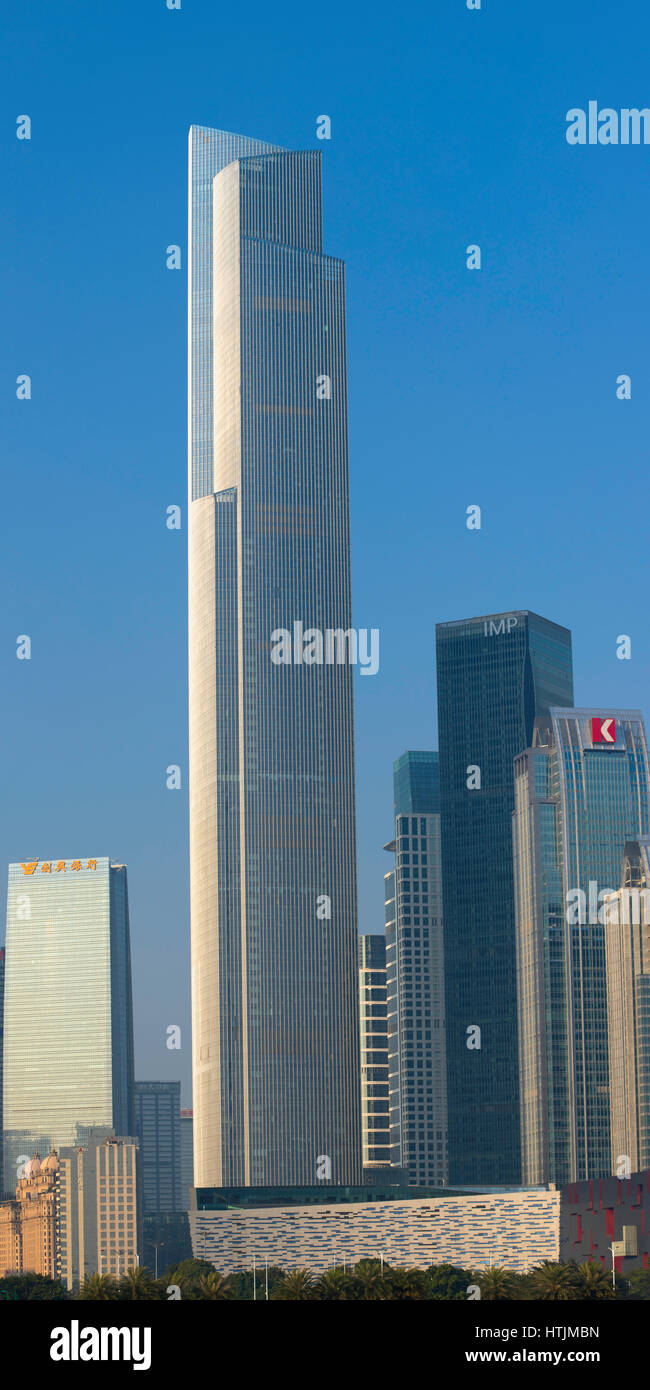 Canton Tower and CTF Finance Centre (world’s 7th tallest building in ...