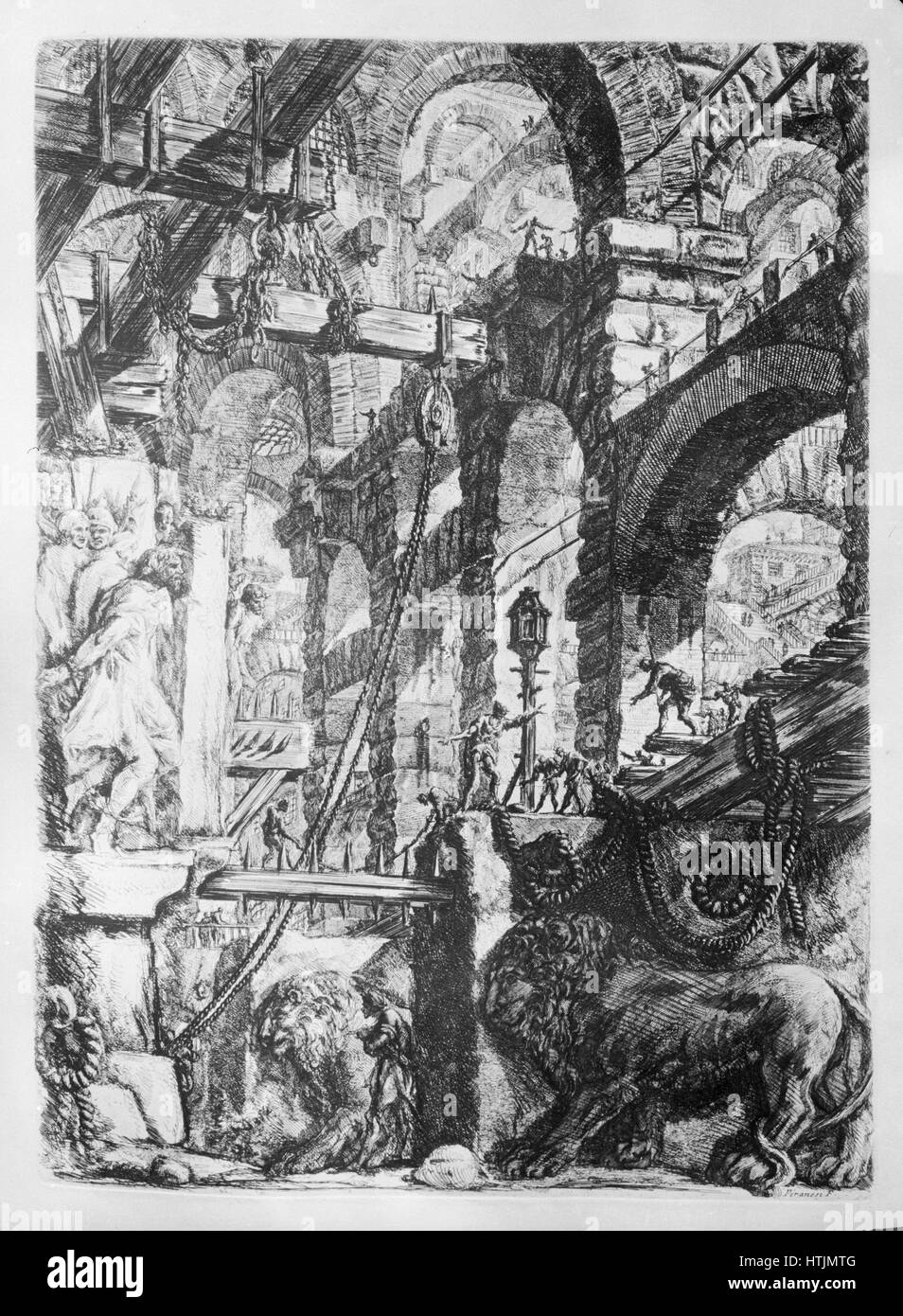 The Imaginary Prisons (Carceri d'invenzione), second version of the ...