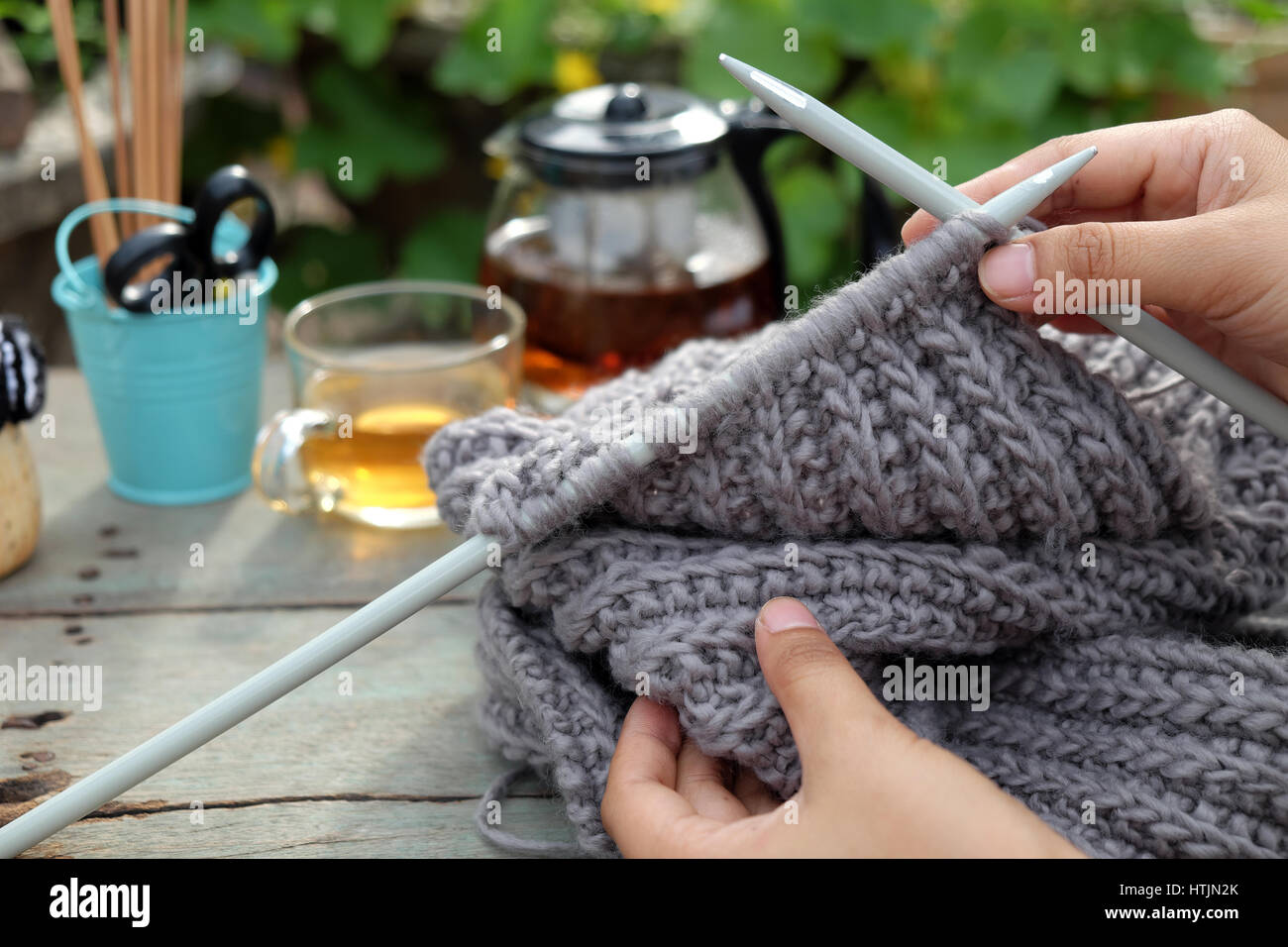 Free knitting pattern hi-res stock photography and images - Alamy