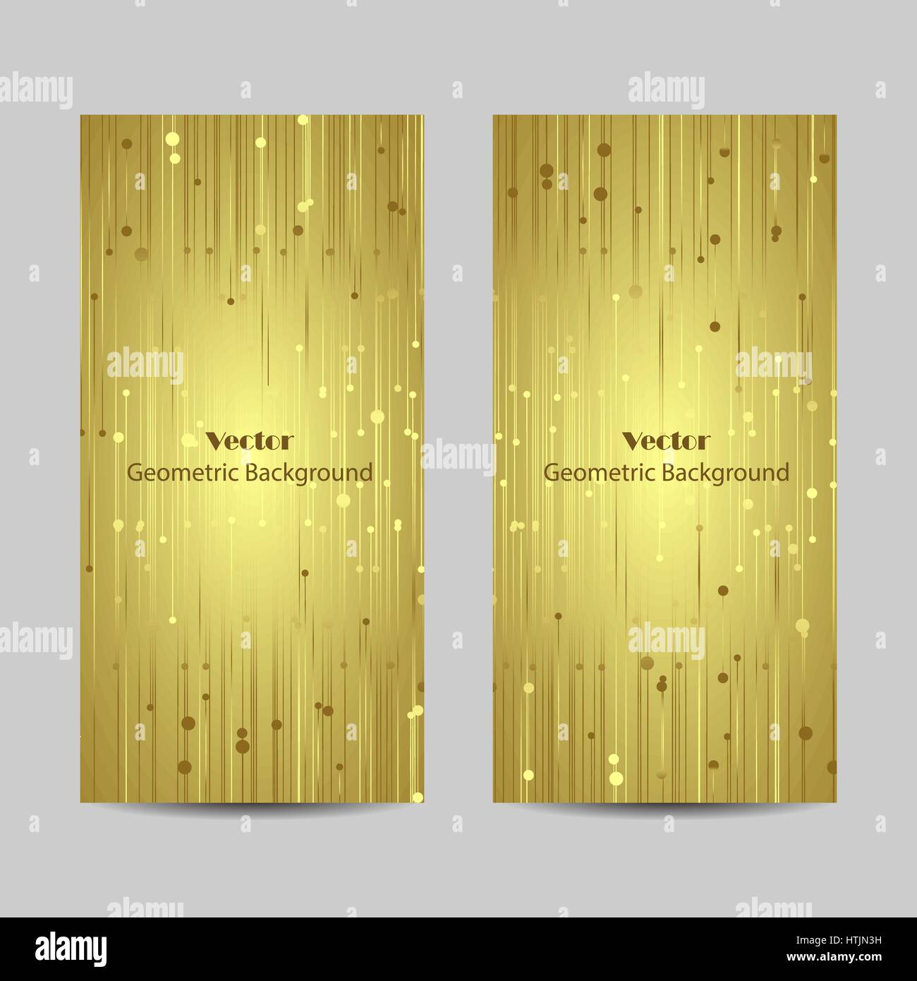 Set of vertical banners. Abstract geometric background with connected ...