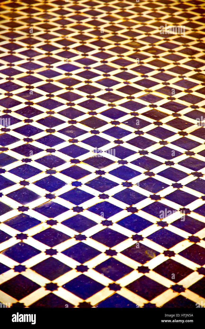 abstract morocco in africa tile the colorated pavement background ...