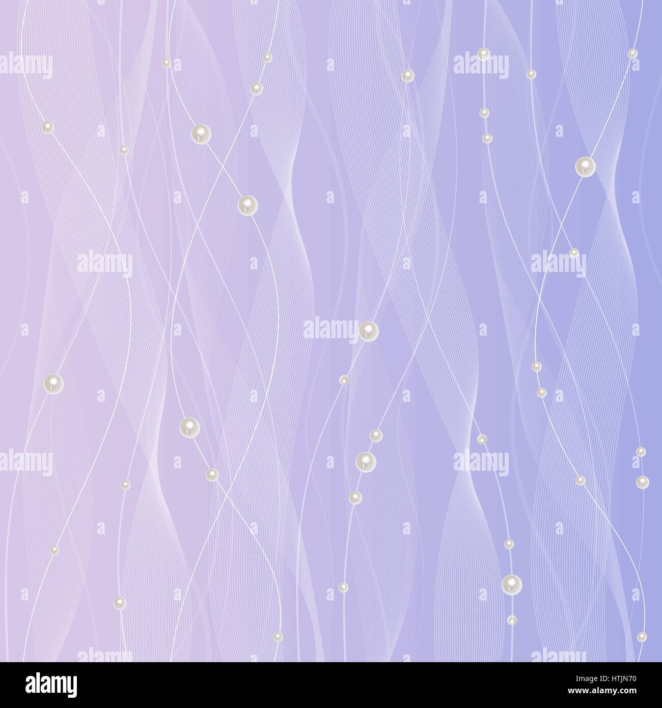 Beautiful white tulle with pearls on violet background Stock Vector ...