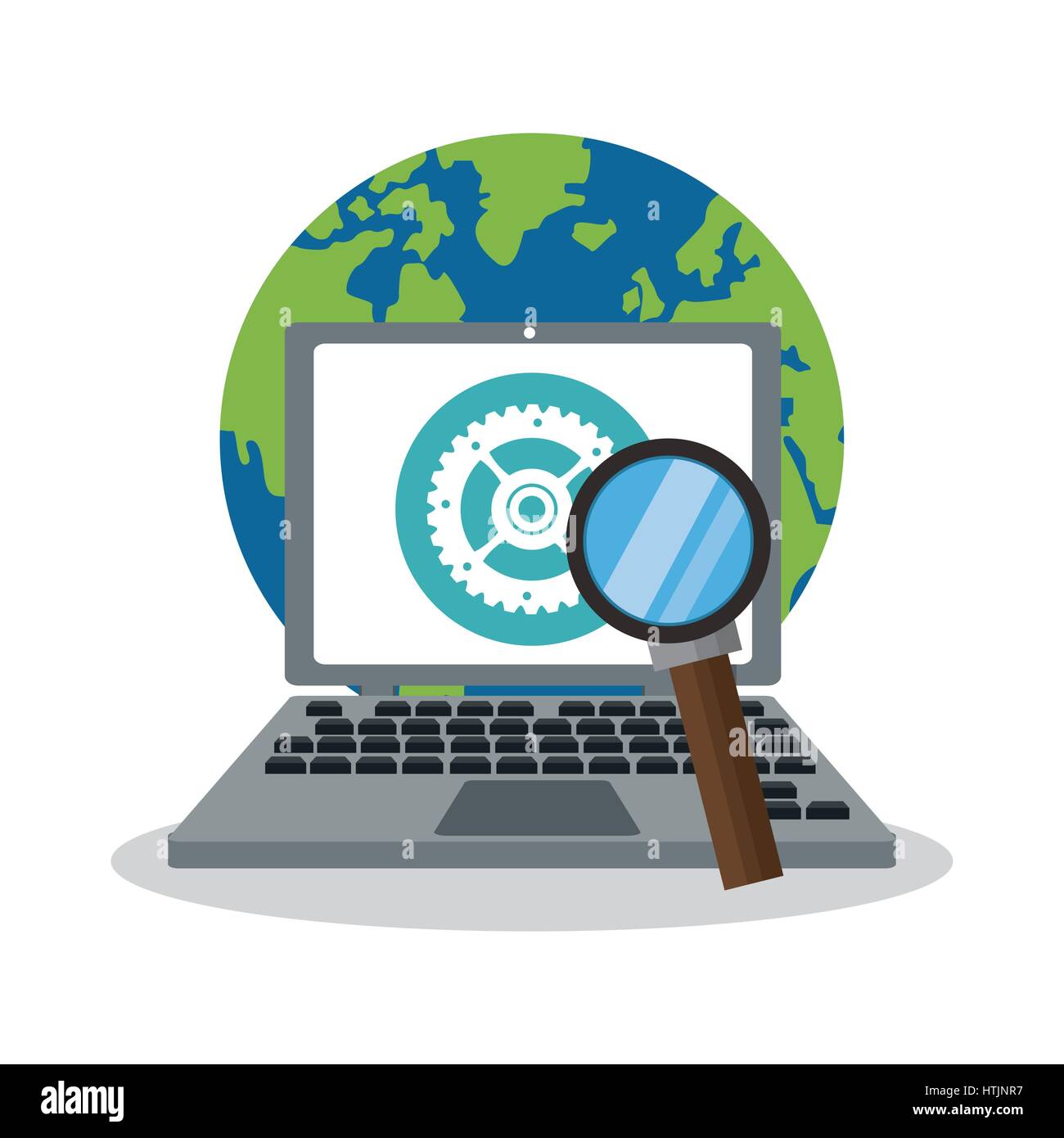 computer work or office related icons image Stock Vector Image & Art ...