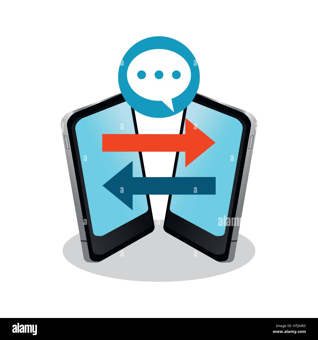 instant messaging related icons image Stock Vector Image & Art - Alamy