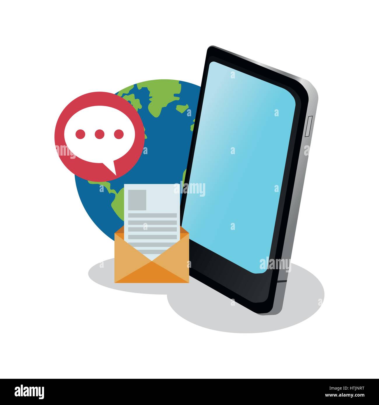 instant messaging related icons image Stock Vector Image & Art - Alamy