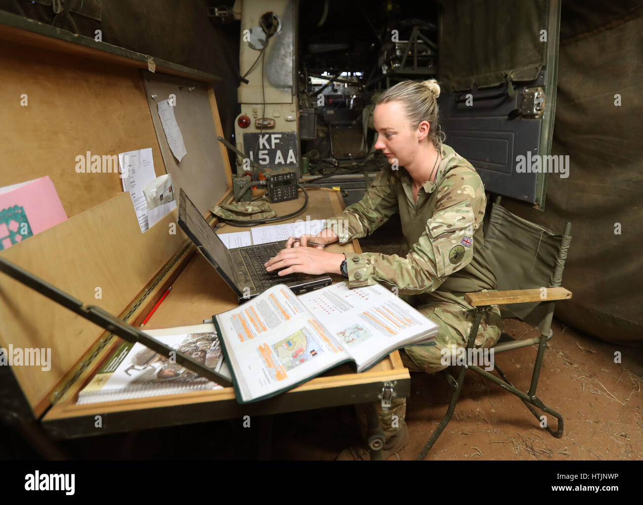 Intelligence corps battle field headquarters hi-res stock photography ...