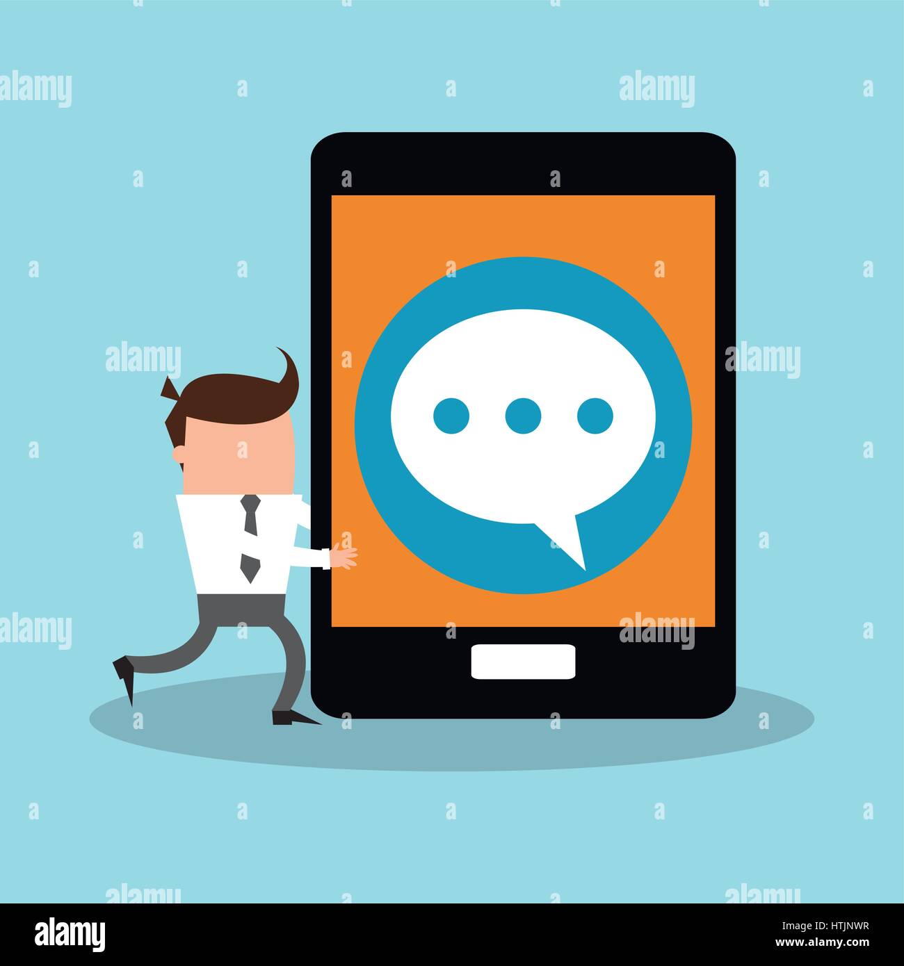 Digital messaging related icons hi-res stock photography and images - Alamy