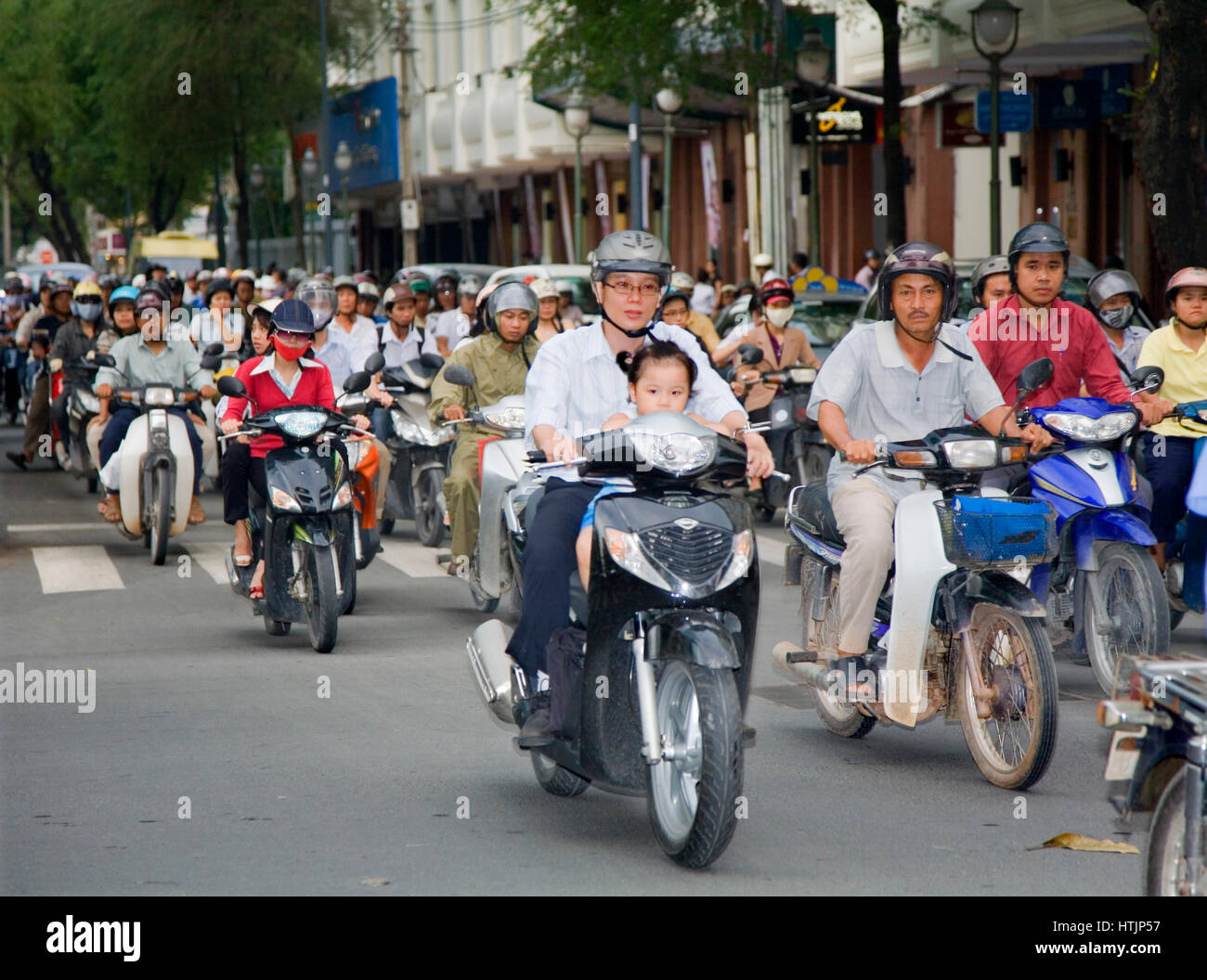 Saigon motorbikes hi-res stock photography and images - Alamy