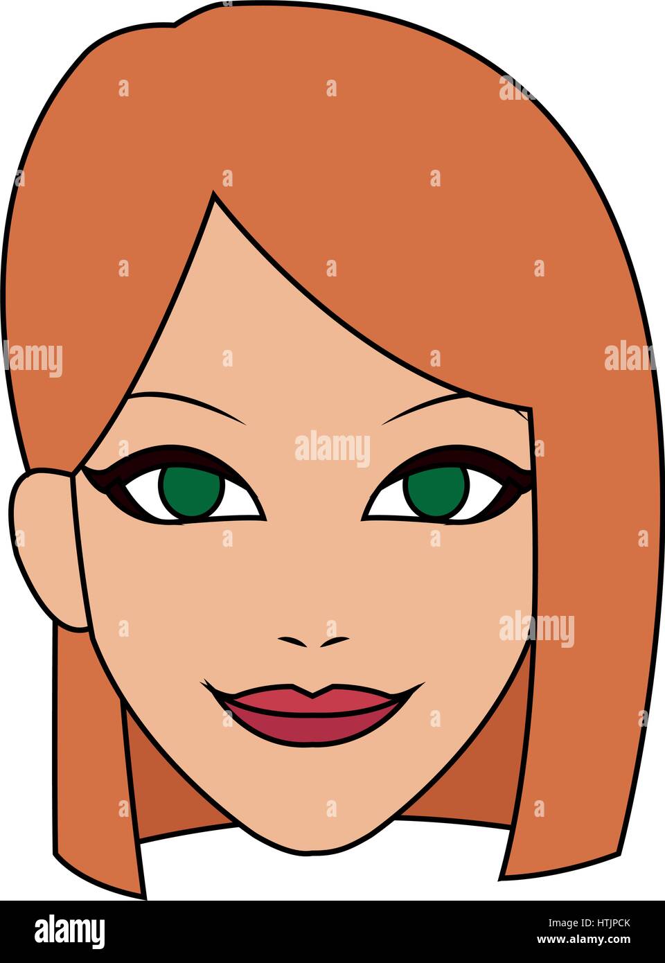 young pretty woman icon image Stock Vector Image & Art - Alamy
