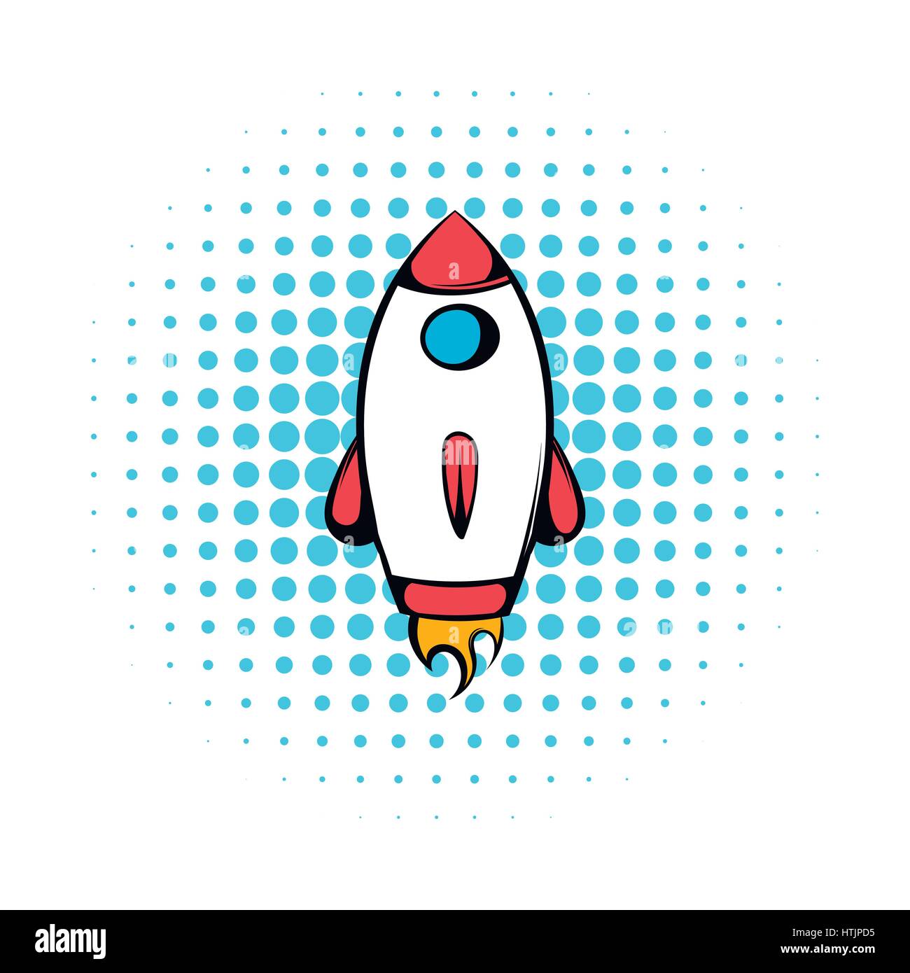 Rocket icon, comics style Stock Vector Image & Art - Alamy