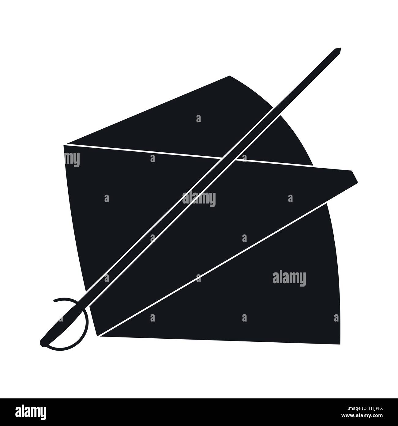 Cape and sword icon, simple style Stock Vector Image & Art - Alamy