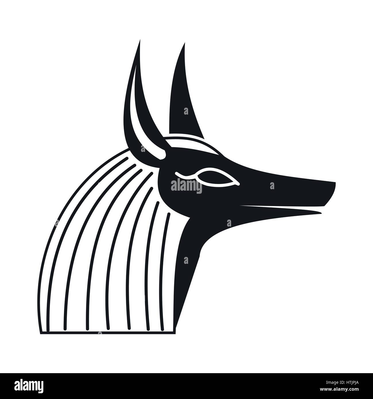 Anubis head icon, simple style Stock Vector Image & Art - Alamy