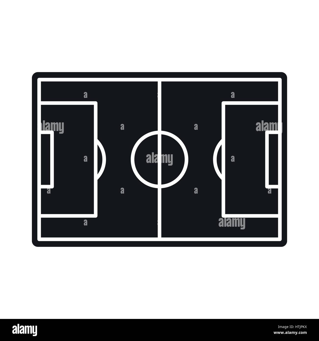 Soccer field icon, simple style Stock Vector Image & Art - Alamy