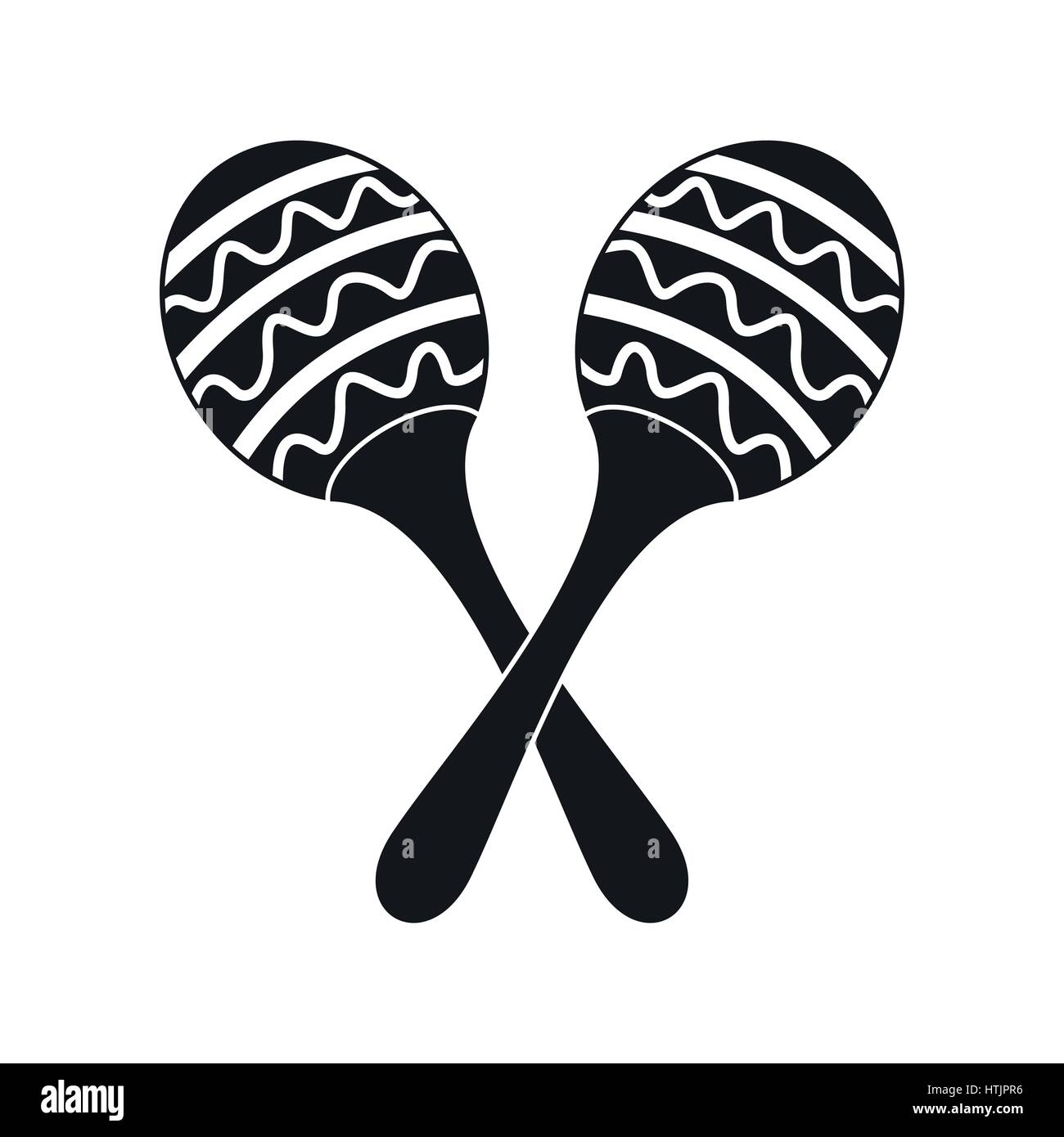 Maracas icon, simple style Stock Vector Image & Art - Alamy