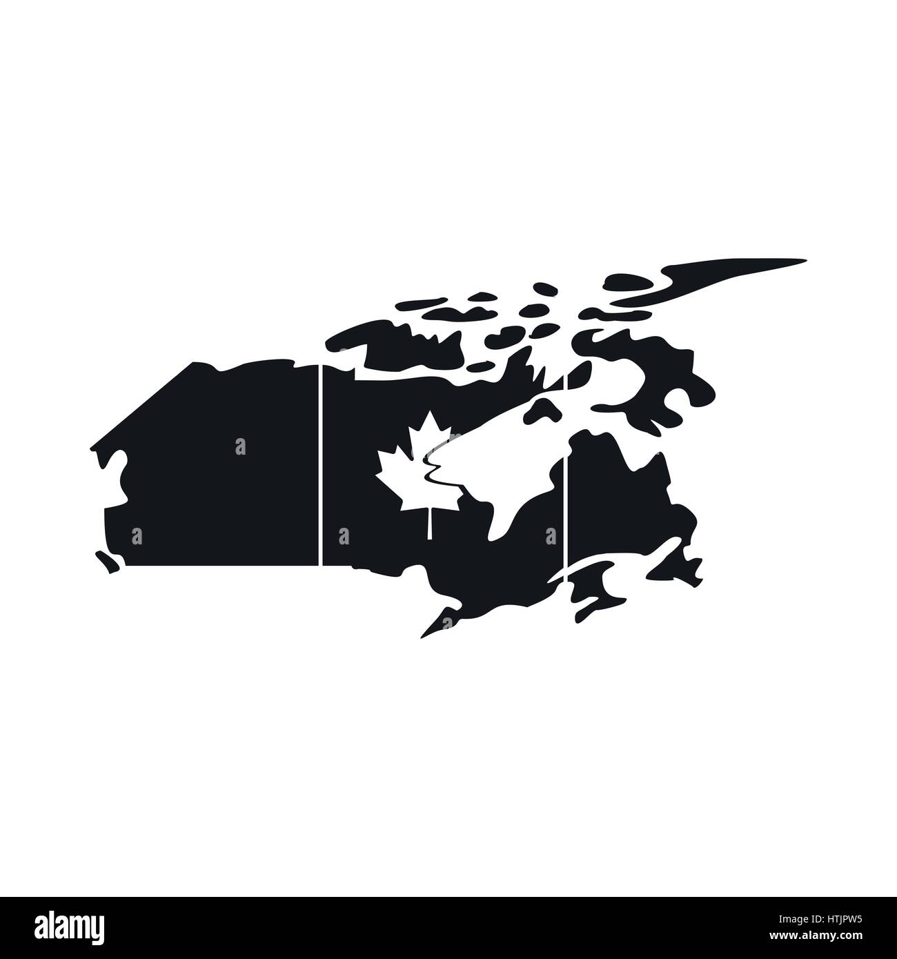 Canada state new brunswick Cut Out Stock Images & Pictures - Alamy