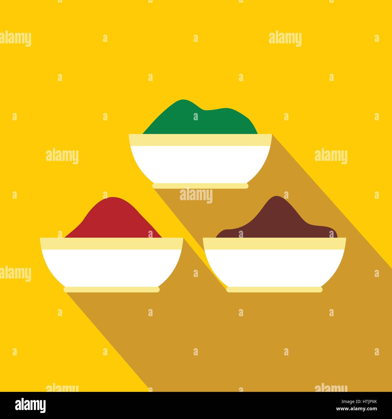 Colorful tika powders icon, flat style Stock Vector Image & Art - Alamy