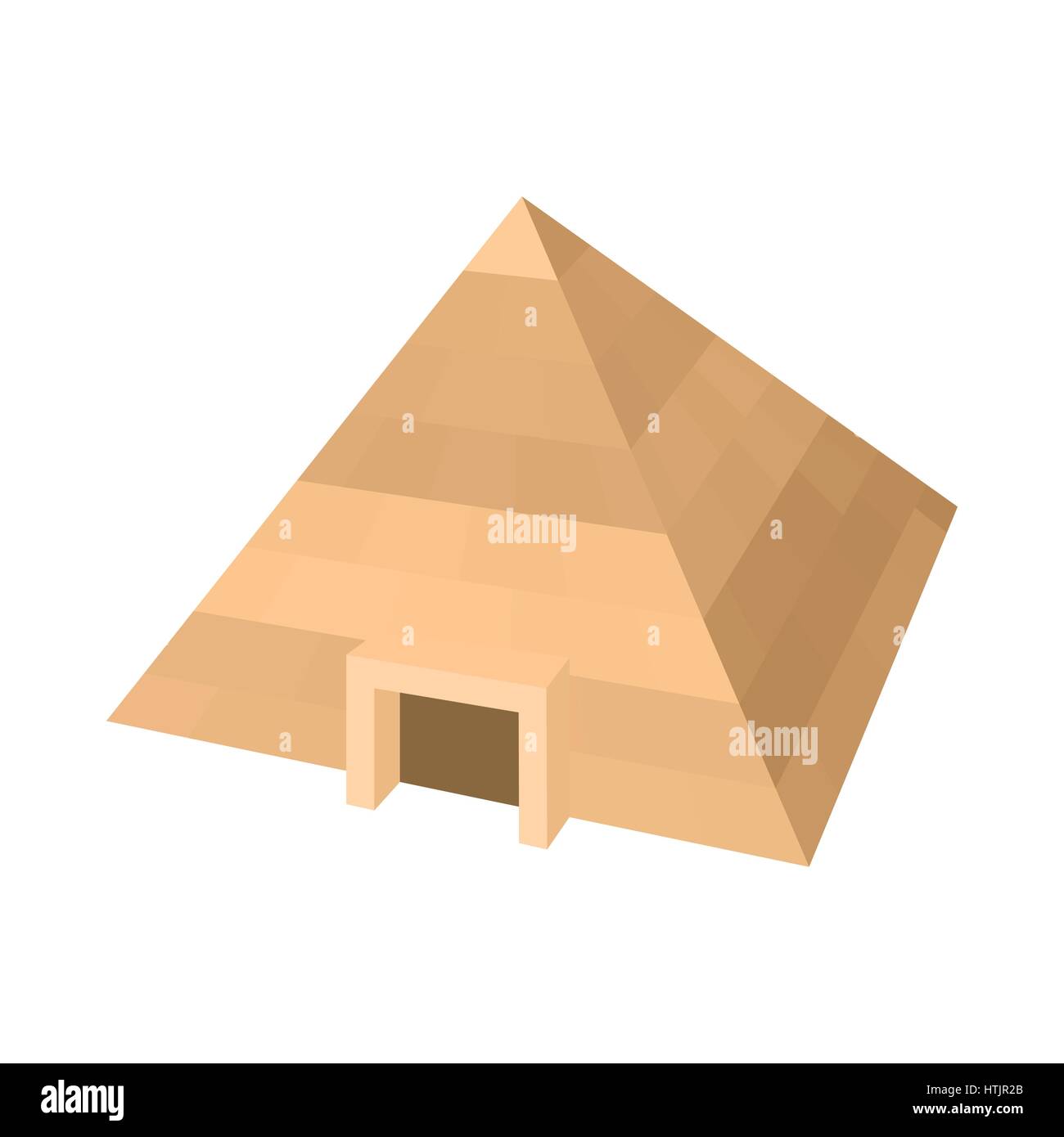 Pyramid of Egypt icon, cartoon style Stock Vector Image & Art - Alamy