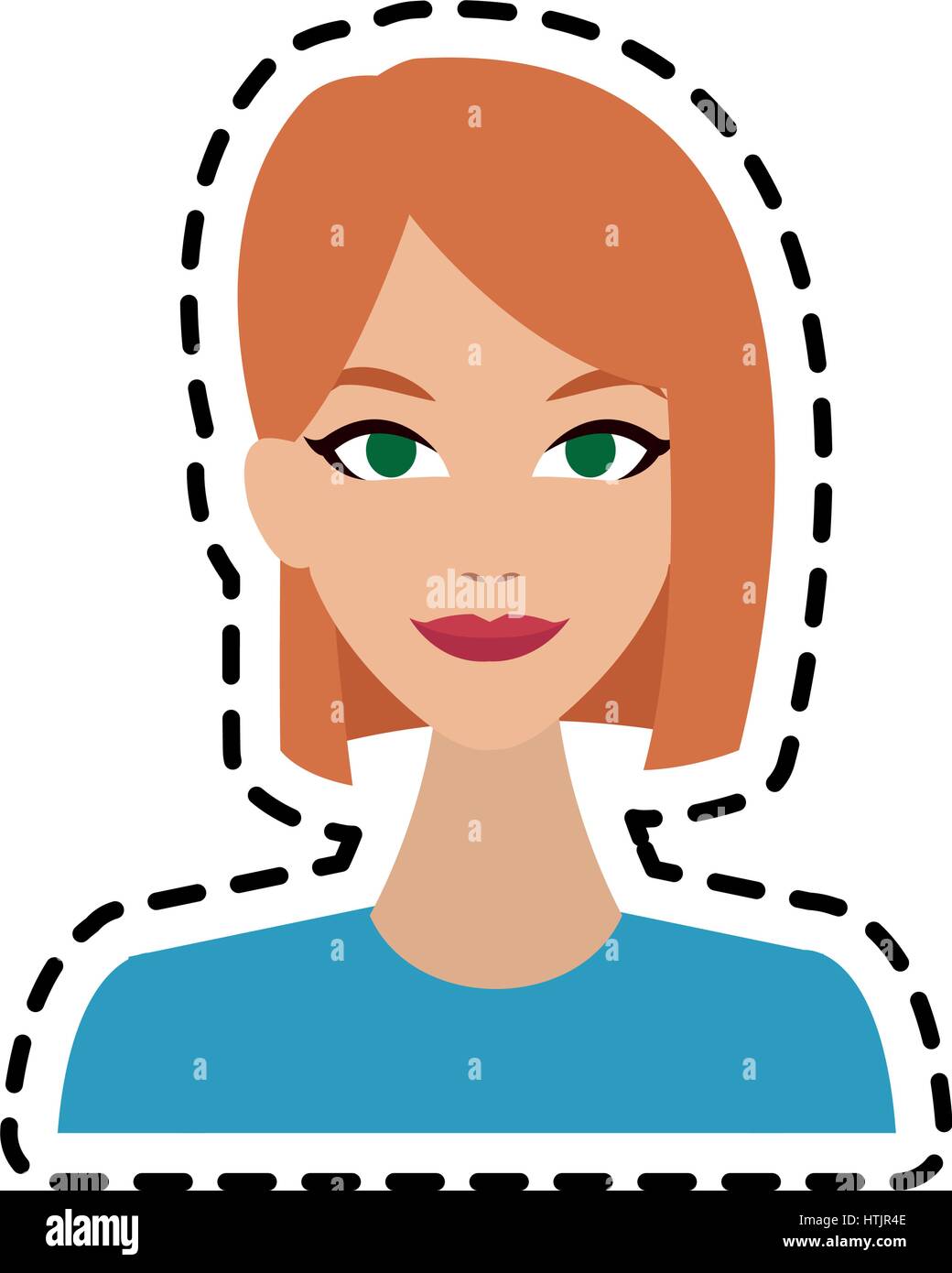 young pretty woman icon image Stock Vector Image & Art - Alamy