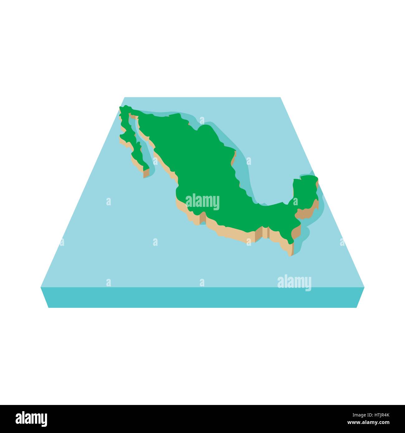 Mexico map icon, cartoon style Stock Vector Image & Art - Alamy