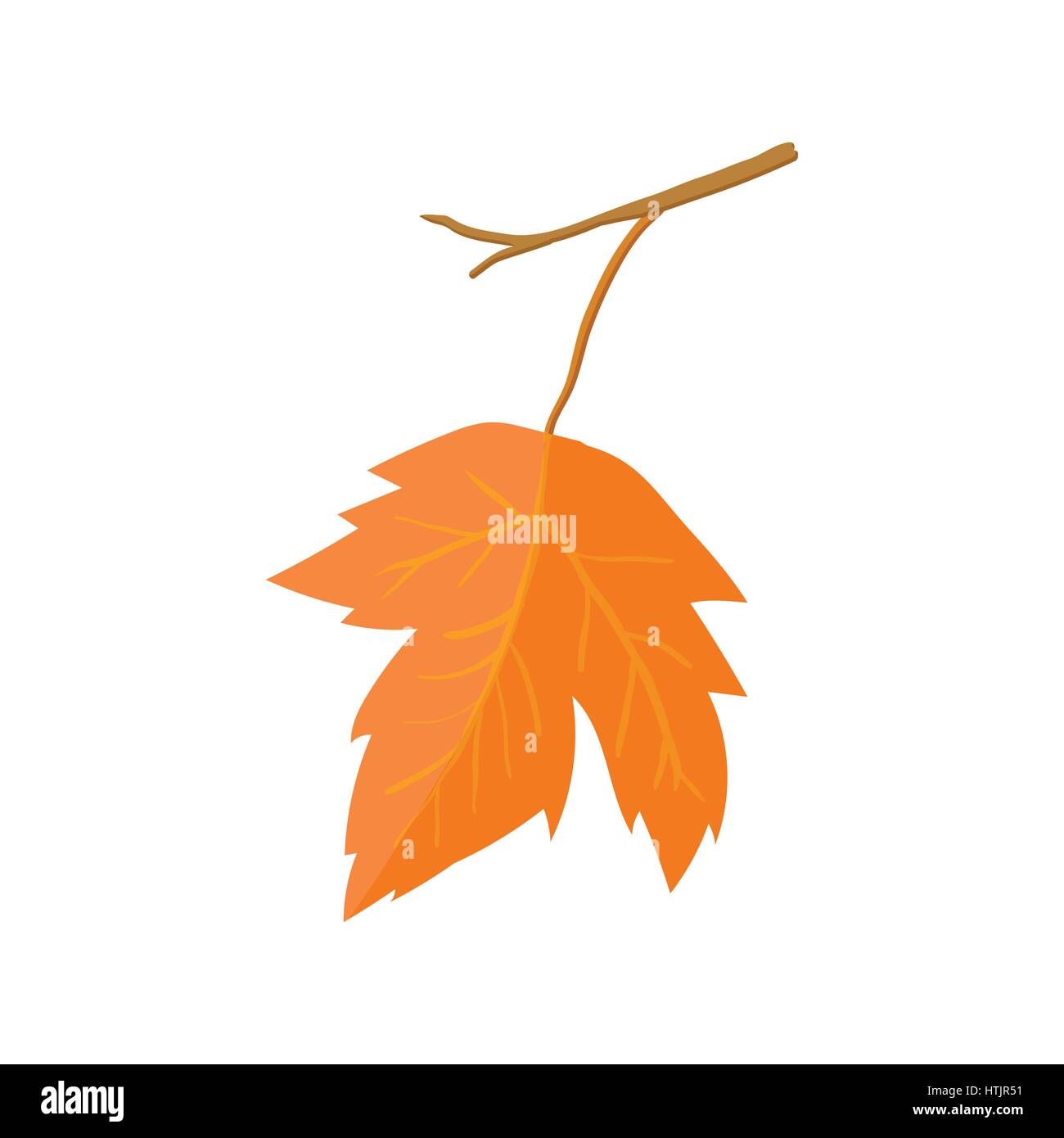 Maple leave icon, cartoon style Stock Vector Image & Art - Alamy