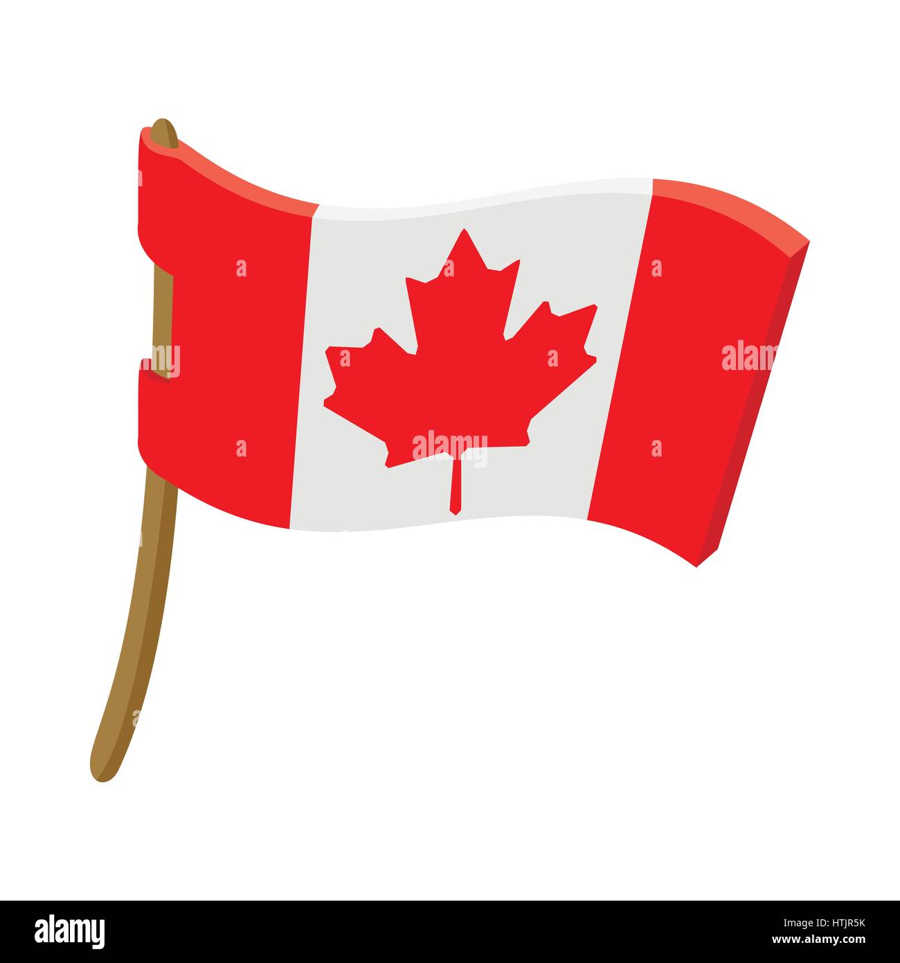 Canadian flag image to colour Stock Vector Images - Alamy