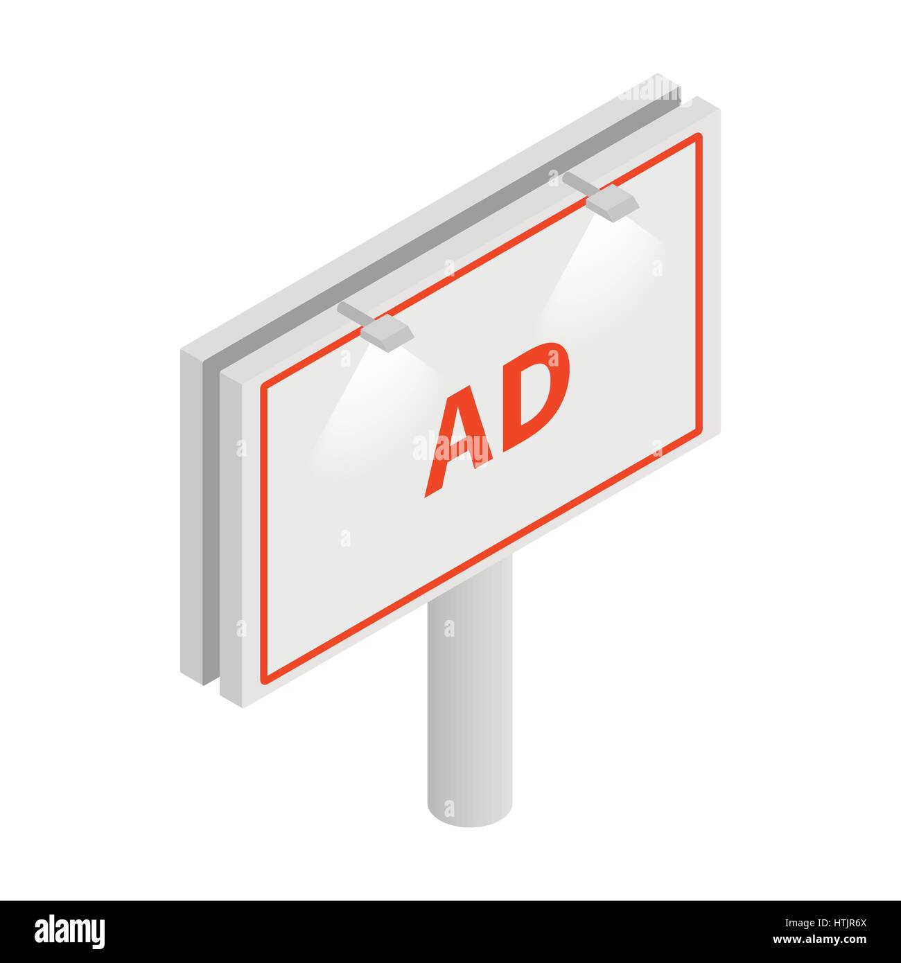 Billboard icon, isometric 3d style Stock Vector Image & Art - Alamy