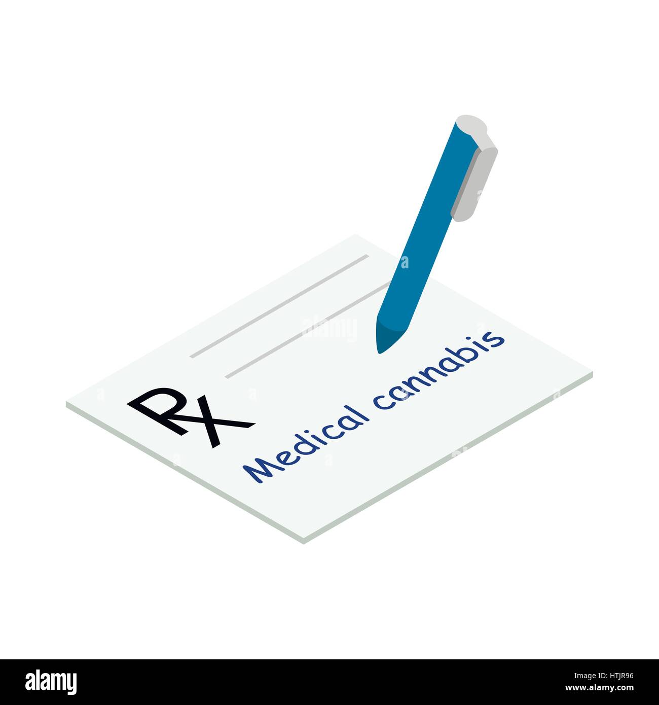 Medical marijuana prescription icon Stock Vector Image & Art - Alamy