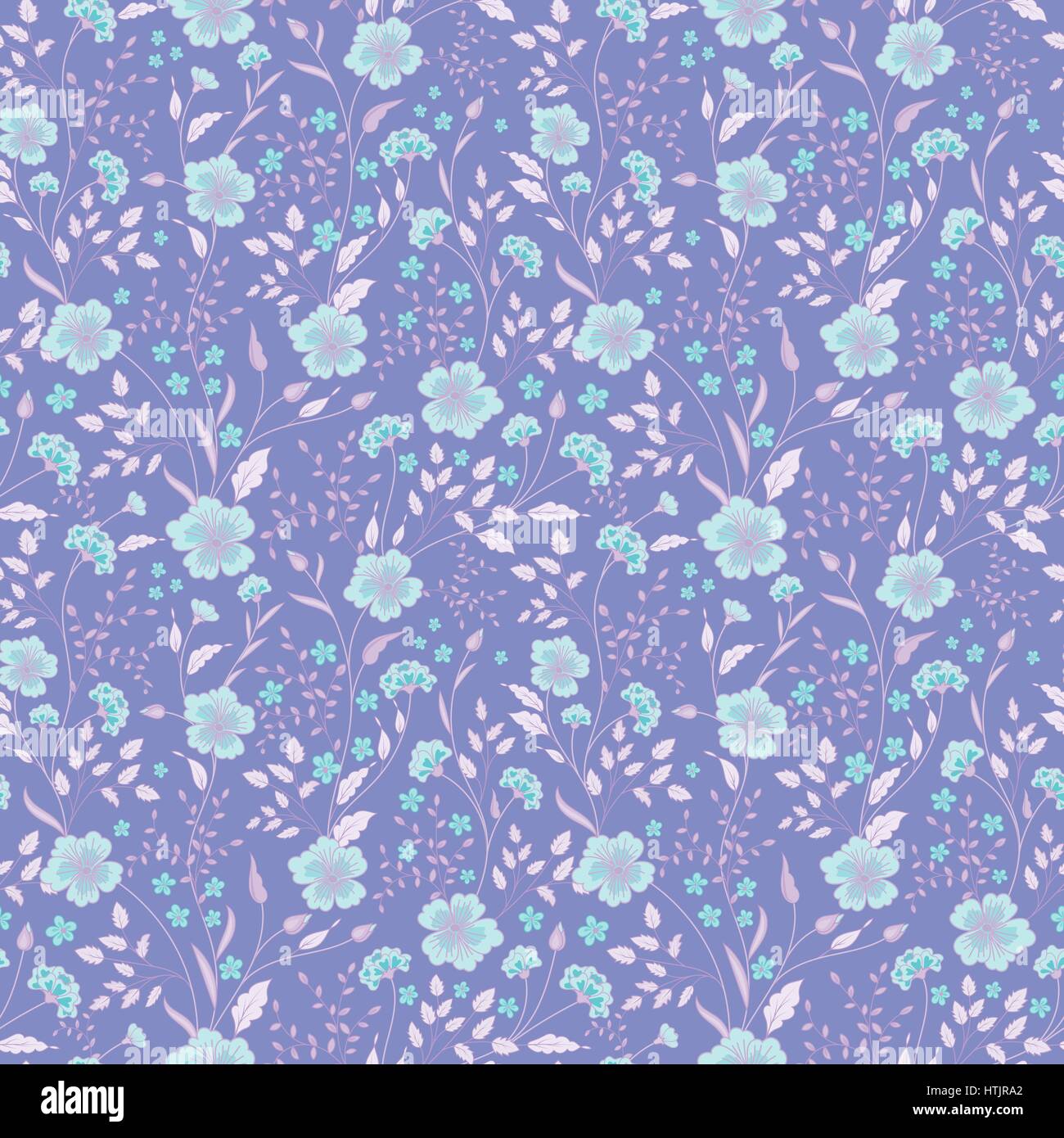 sunny pastel floral print. Seamless background Stock Vector Image & Art ...