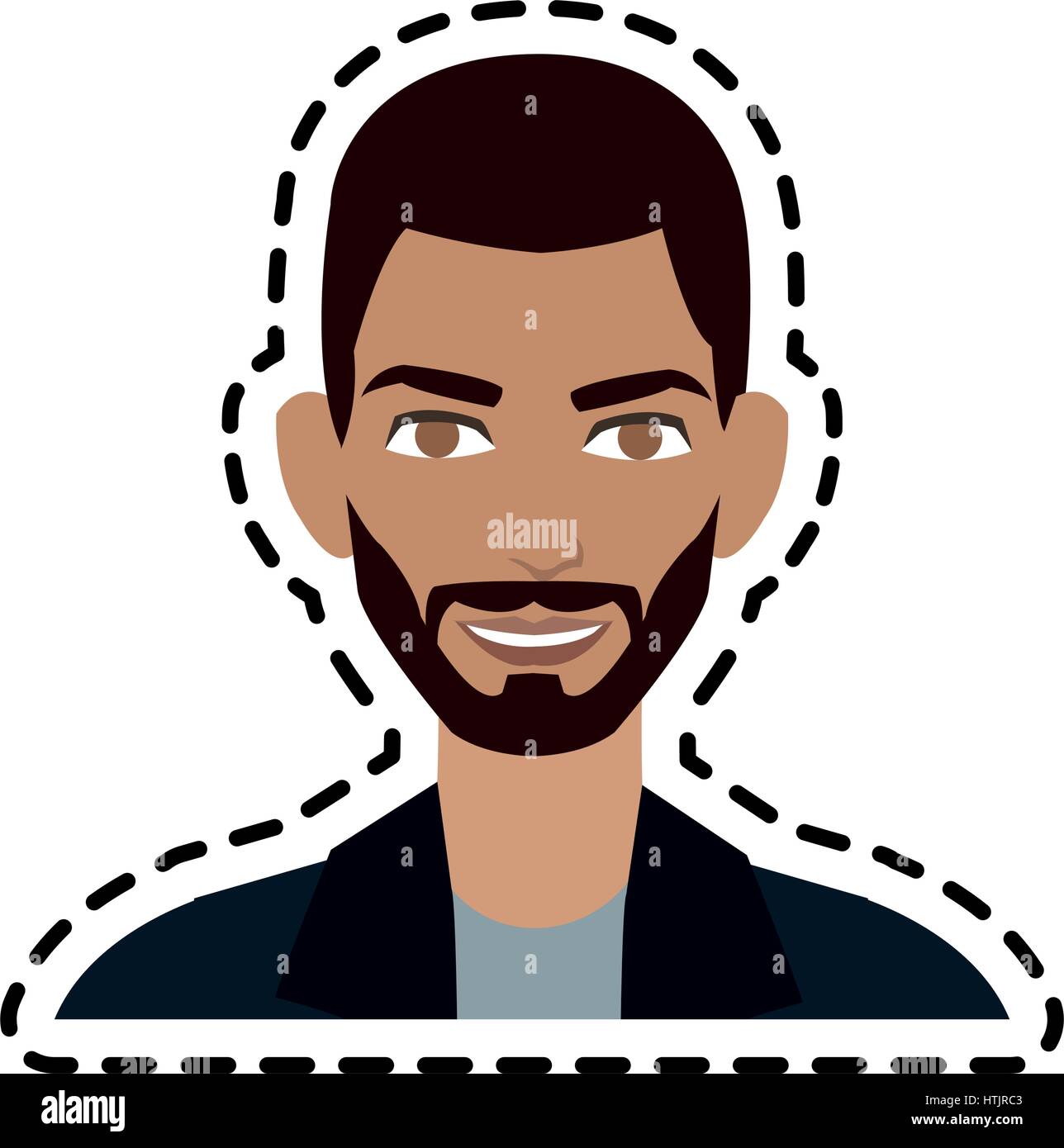 handsome young man icon image Stock Vector Image & Art - Alamy