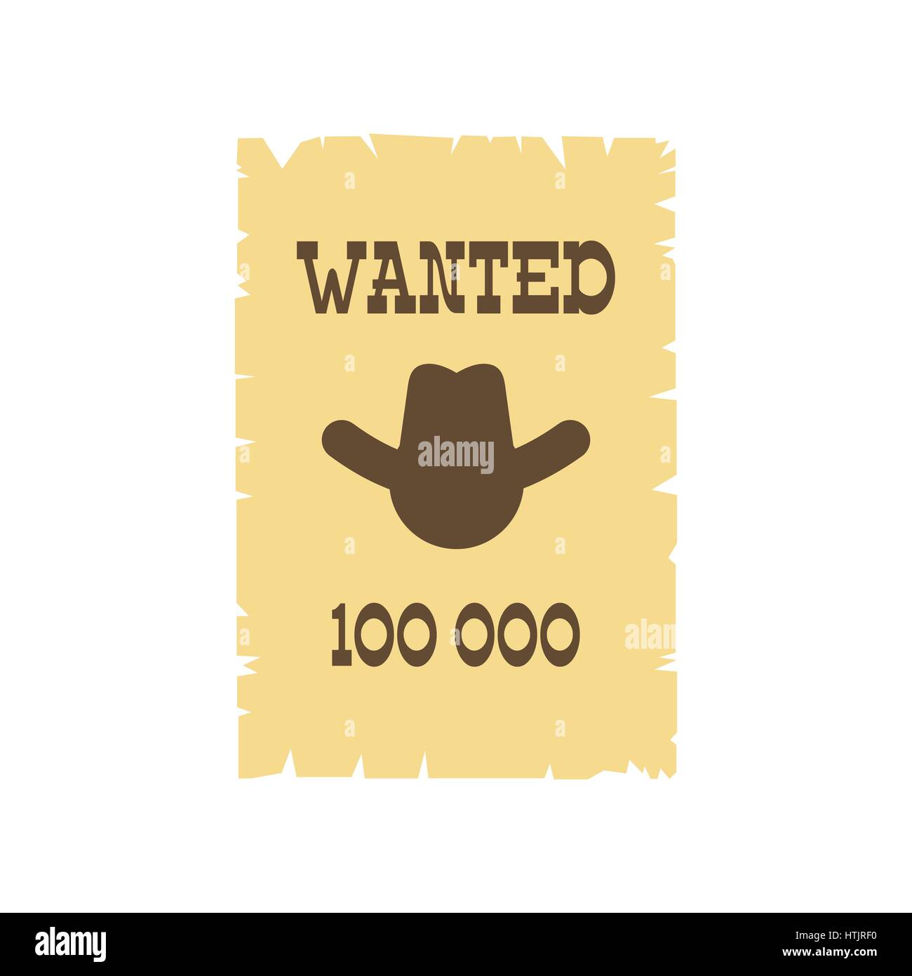 Wanted western Cut Out Stock Images & Pictures - Alamy