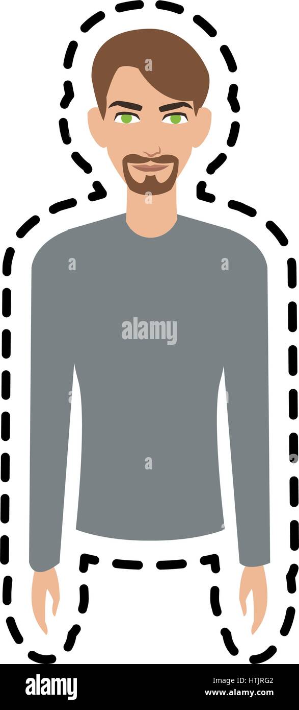 handsome young man icon image Stock Vector Image & Art - Alamy