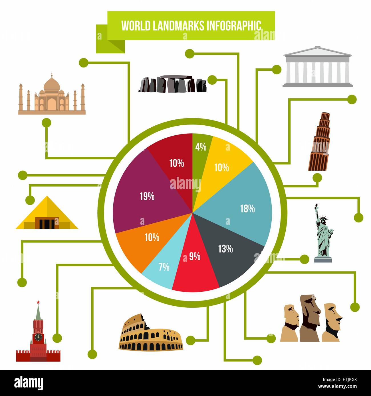 World landmarks infographic Stock Vector Image & Art - Alamy