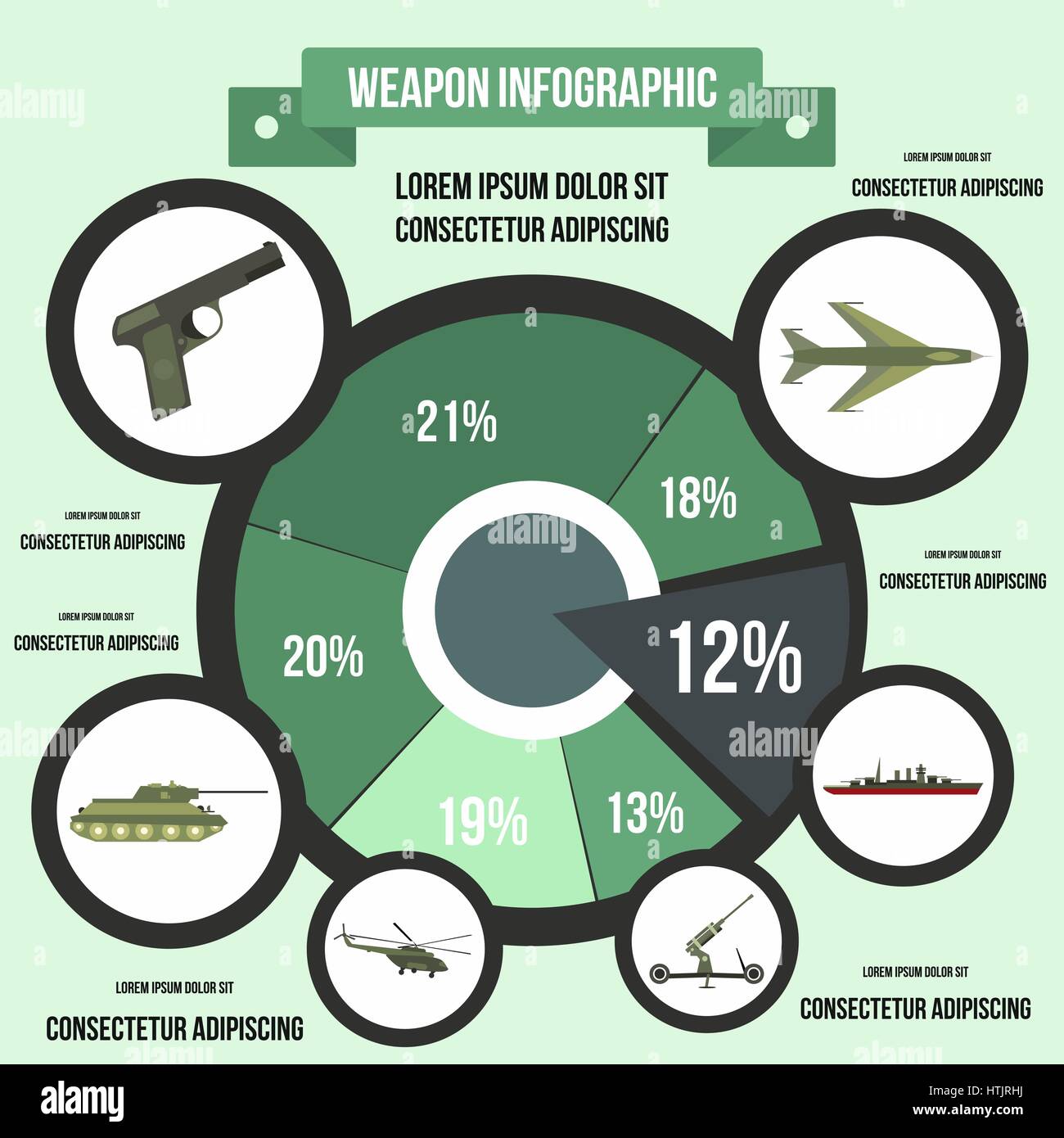 Military infographic template, flat style Stock Vector Image & Art - Alamy