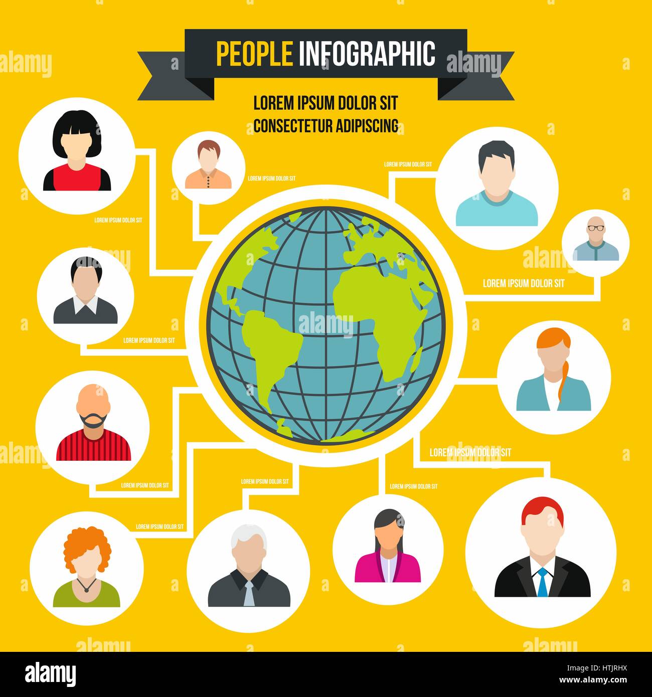Human infographic, flat style Stock Vector Image & Art - Alamy