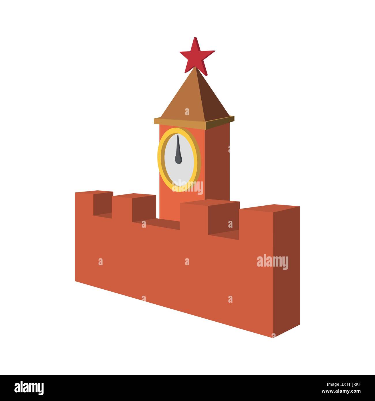 Old clock tower museum Stock Vector Images - Alamy